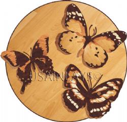 Inlays. Hardwood Floor Products: Butterflies, Wood Medallions