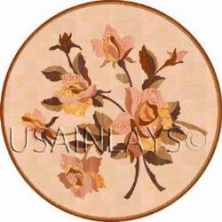 Inlays. Hardwood Floor Products: Roses, Wood Medallions